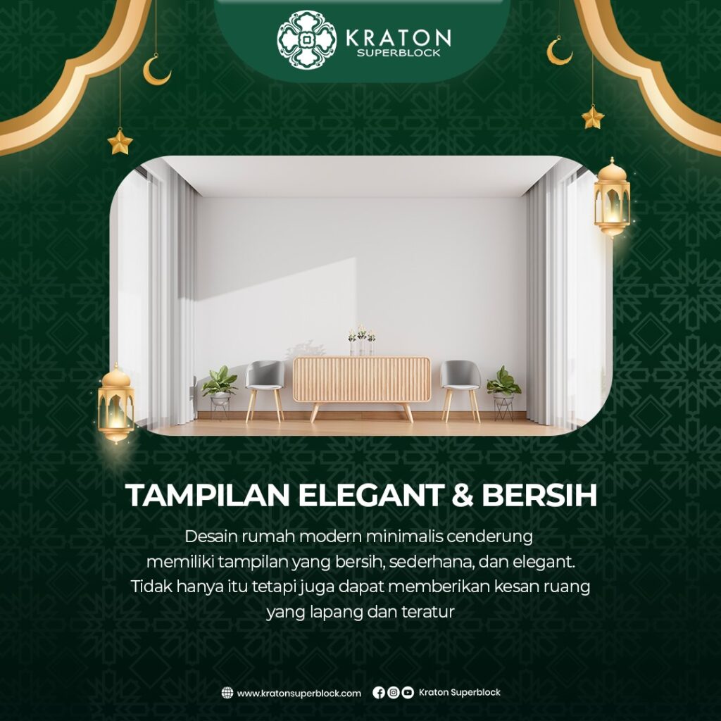 Apa Aja Sih Keuntungan Punya Rumah Modern Minimalis? - Kraton Superblock