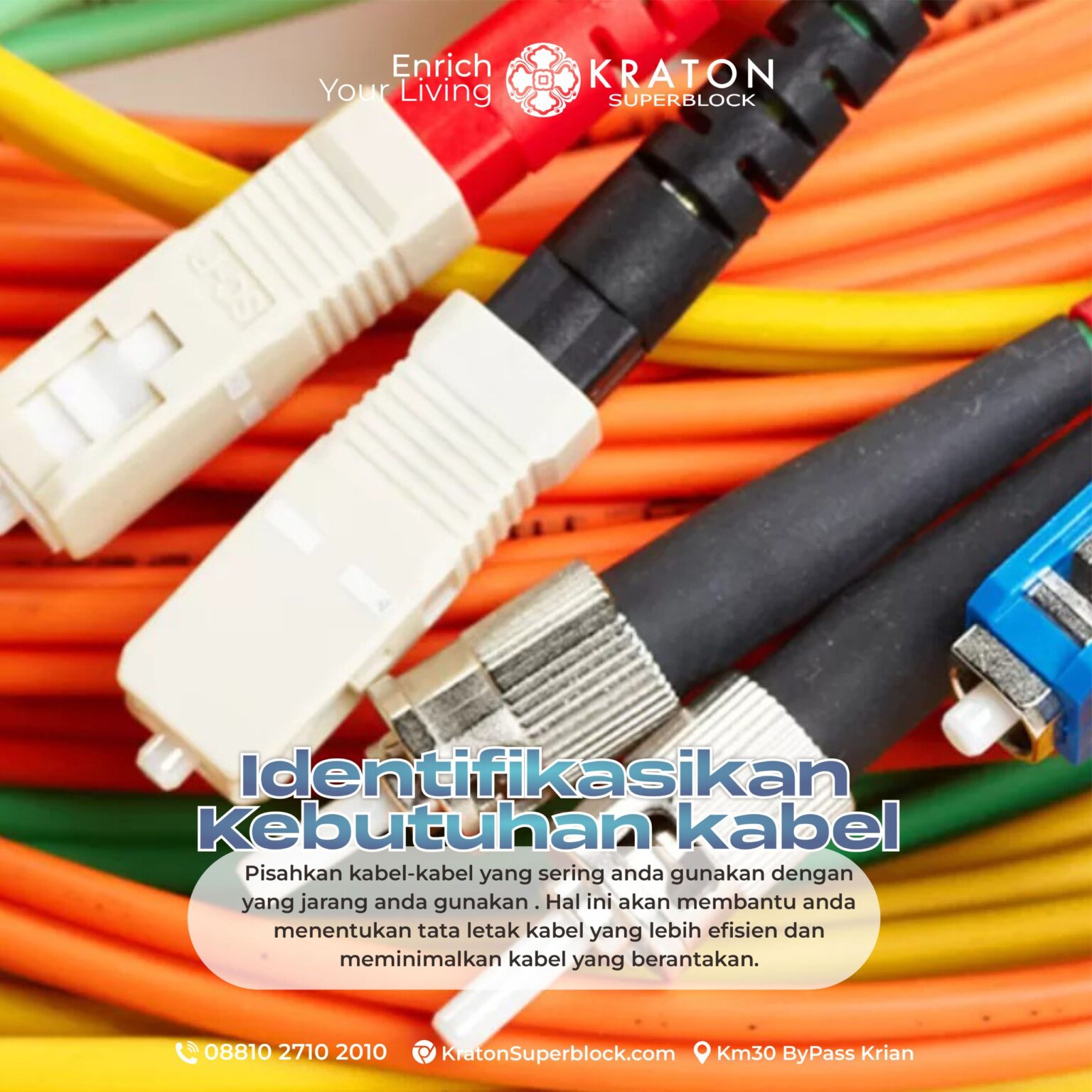 Tips Merapikan Kabel di Rumah agar Lebih Rapi dan Aman - Kraton Superblock